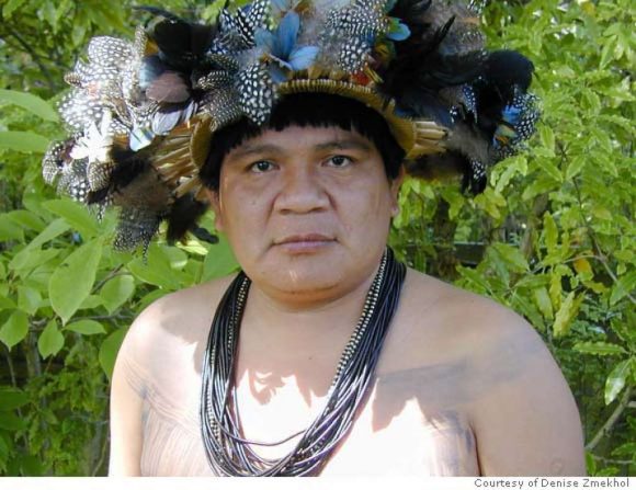 High technology to preserve old traditions: Chief Almir Surui & Rebecca ...