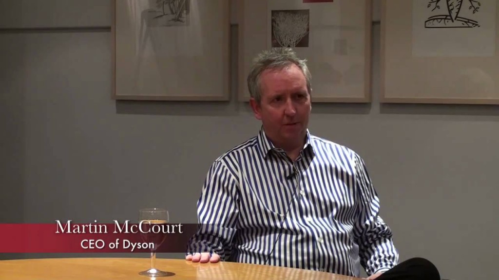 Martin McCourt, CEO of Dyson, interview at UWE - BigSpeak Motivational ...