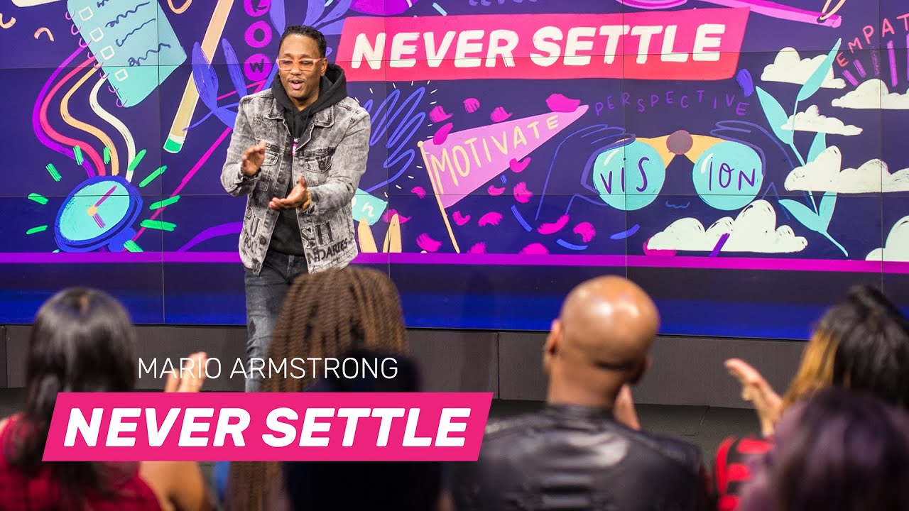 Welcome to Mario Armstrong Never Settle Network - BigSpeak Motivational ...