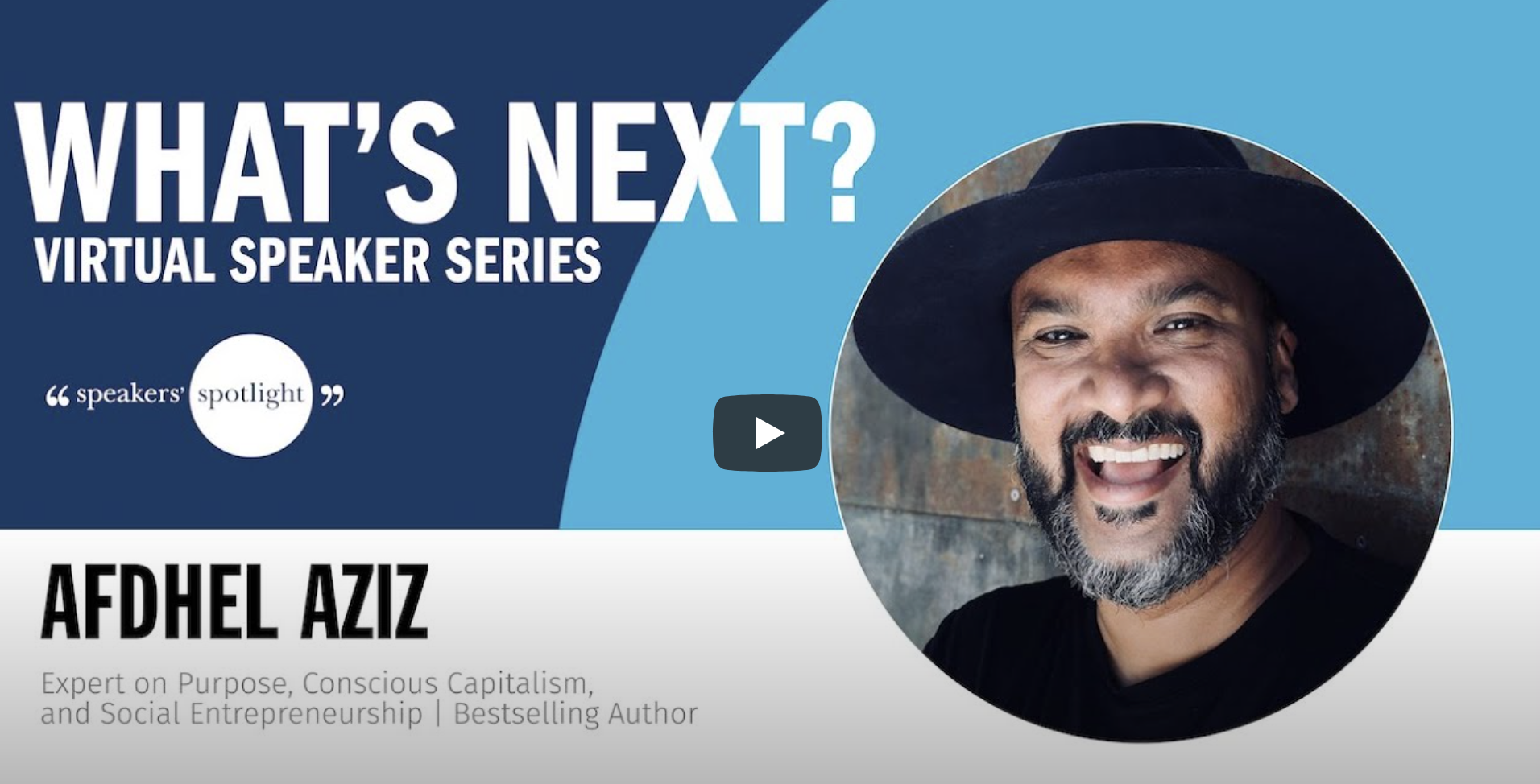 Virtual Speaker Series: Why Good Is the New Cool | Afdhel Aziz ...