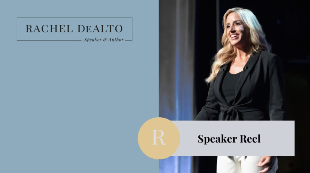 Rachel DeAlto Speaking Preview 2024 - BigSpeak Motivational Speakers ...