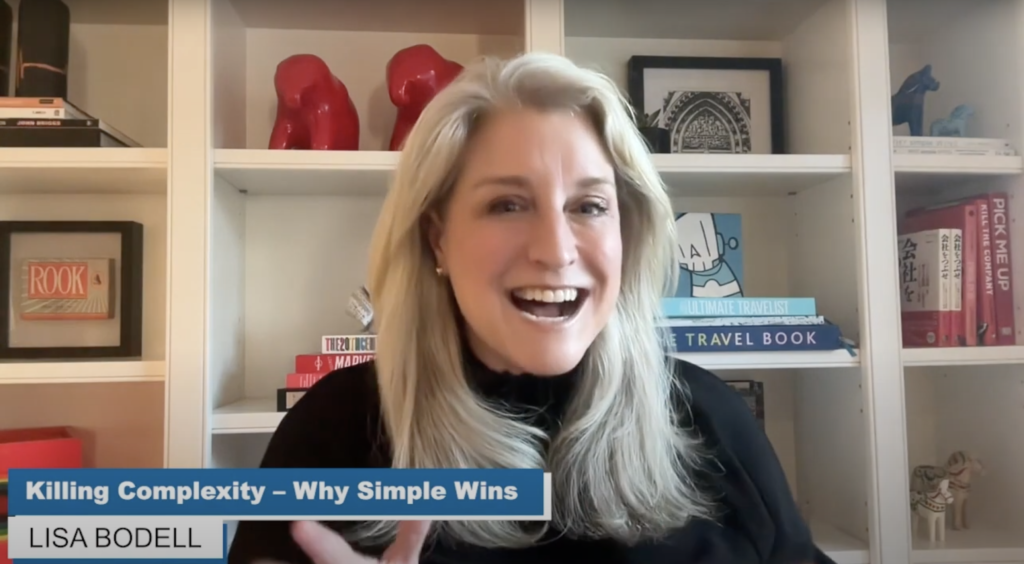 Lisa Bodell - Speech Overview: Killing Complexity – Why Simple Wins ...