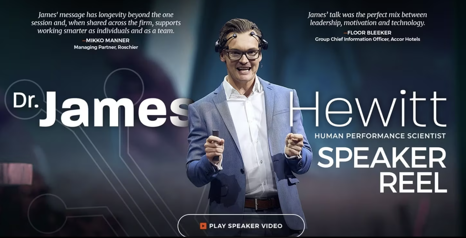 James Hewitt Speaker Reel 2025 - BigSpeak Motivational Speakers Bureau ...