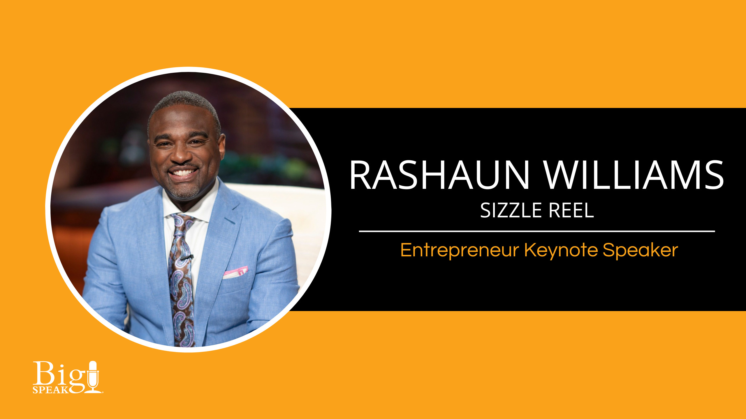 Rashaun Williams - Entrepreneur Keynote Speaker - Sizzle Reel 2025 ...