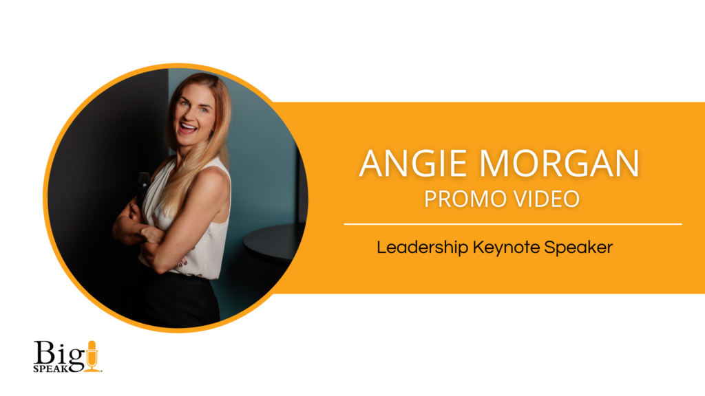 Angie Morgan - Leadership Keynote Speaker - Promo Video - BigSpeak ...